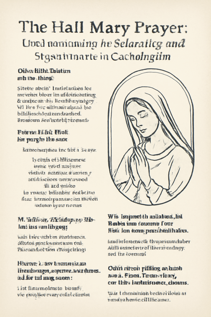 The Hail Mary Prayer: Understanding Its Meaning and Significance in ...